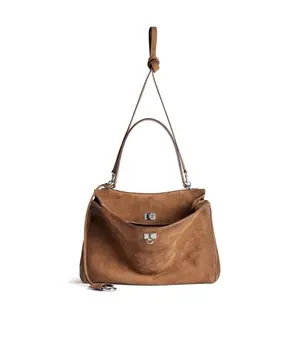 Balenciaga Rodeo Medium Shoulder Bag - Camel