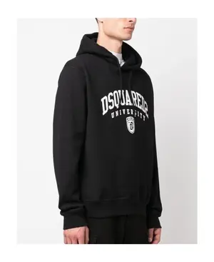 Dsquared2 Logo Printed Drawstring Hoodie