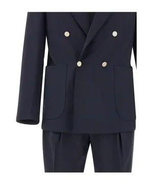 BRIGLIA 1949 Bolgheri Double-breasted Suit - Blue