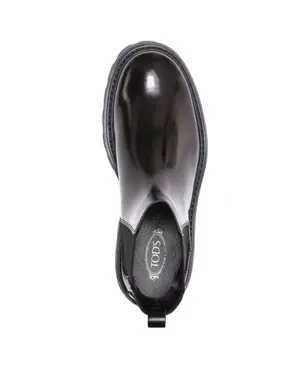 TOD'S Studded Chelsea Boots - Black