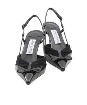 JIMMY CHOO Afia Mesh Slingback Pumps