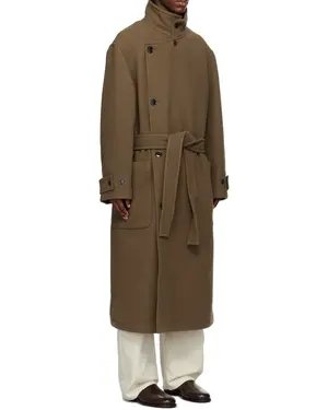 LEMAIRE Double-breasted Belted Coat