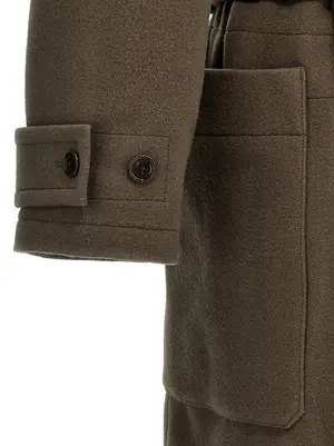 LEMAIRE Double-breasted Belted Coat