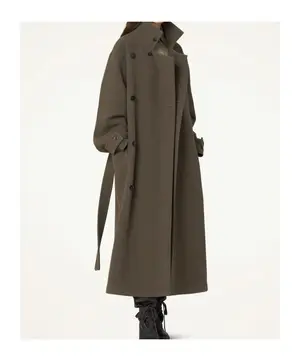LEMAIRE Double-breasted Belted Coat