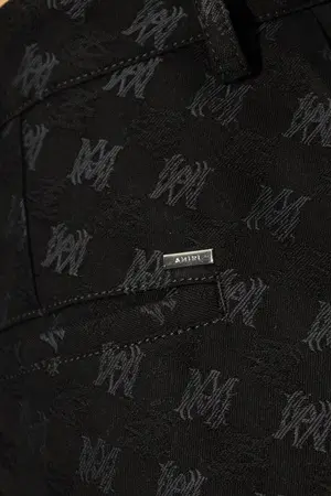 Amiri Belt Loop Shorts With Monogram