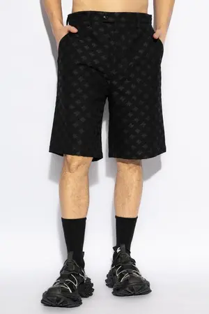 Amiri Belt Loop Shorts With Monogram