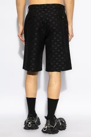 Amiri Belt Loop Shorts With Monogram