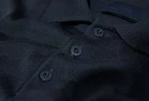 Stone Island Logo Patch Knitted Polo Shirt