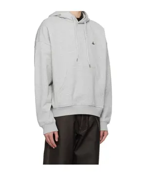 VIVIENNE WESTWOOD Ashton Drawstring Hoodie - Grey