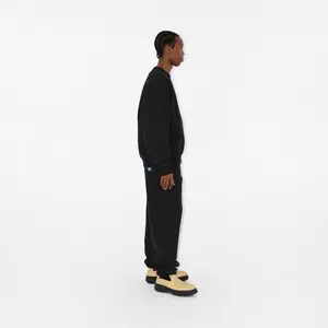 Burberry Equestrian Knight Cropped-leg Track Pants