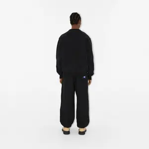 Burberry Equestrian Knight Cropped-leg Track Pants