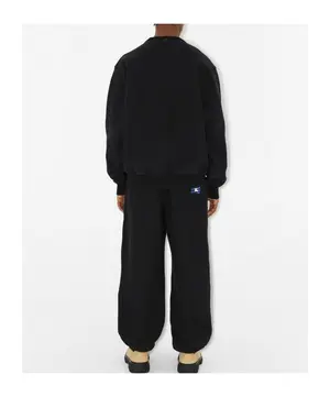 Burberry Equestrian Knight Cropped-leg Track Pants