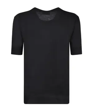 Herno Crewneck Knitted Top - Black