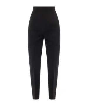Saint Laurent High-waist Tailored Trousers - Black