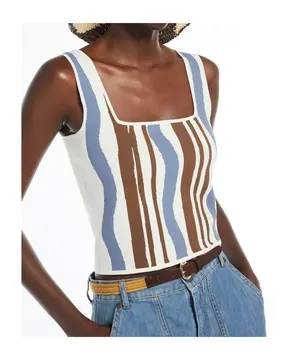 Max Mara Pilade All-over Patterned Knit Top