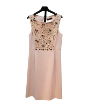 Max Mara Off-shoulder Dress With Zip Closure