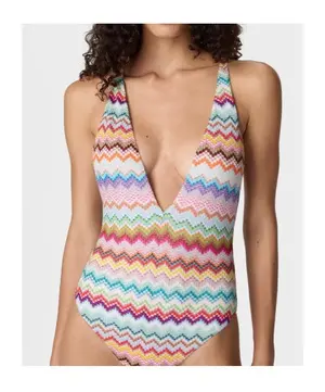 Missoni Zigzag Pattern One-piece Swimsuit - Multiple Colors