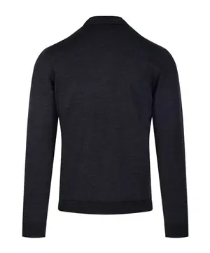 ROBERTO COLLINA Virgin Wool High Neck Sweater - Black