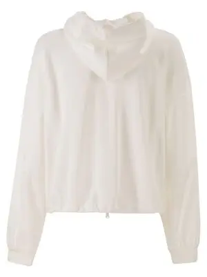Brunello Cucinelli Logo Patch Zip-up Hoodie - No