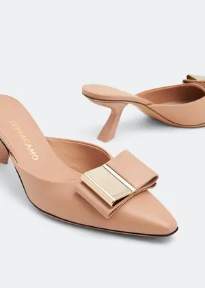 FERRAGAMO Bow Detail Mules