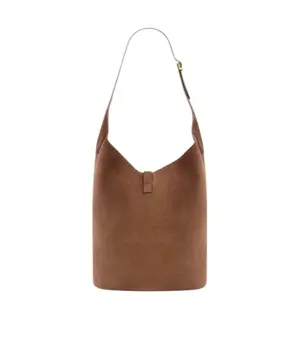 Saint Laurent Le 5 À 7 Shoulder Bag - Brown