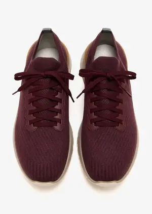 Brunello Cucinelli Knitted Lace-up Sneakers - Brown