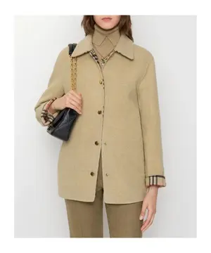 Burberry Double-faced Wool Twill Overshirt