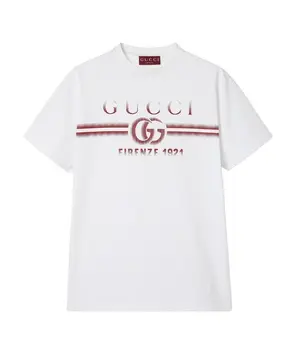 Gucci Logo Printed Jersey T-shirt - No