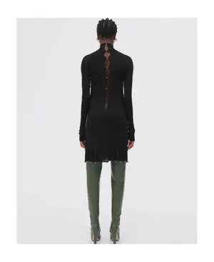 Bottega Veneta Long-sleeved Pleated Dress