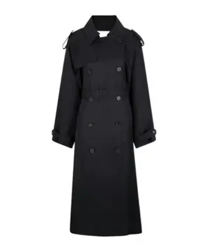 THE FRANKIE SHOP Veyron Belted Trench Coat - No
