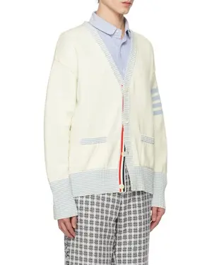 Thom Browne Hector Intarsia Cardigan