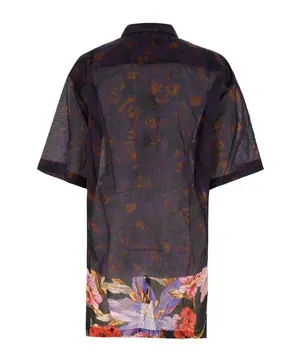 Dries Van Noten Short Sleeve Shirt With Graphic Pattern - No