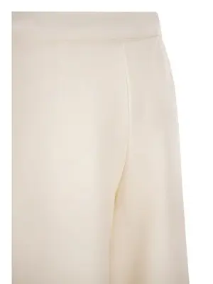 Max Mara Nigella Wide Leg Jersey Trousers
