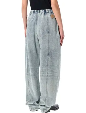HAIKURE Angel Wide-leg Jeans - Green