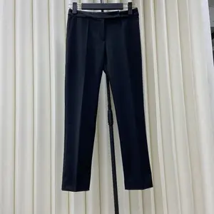 Max Mara Pleated Casual Trousers - Black