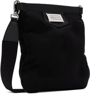 MAISON MARGIELA Glam Slam Sport Flat Pocket Shoulder Bag - Black