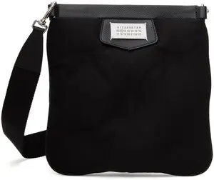 MAISON MARGIELA Glam Slam Sport Flat Pocket Shoulder Bag - Black