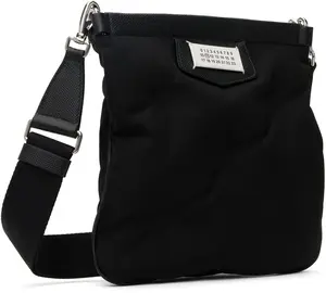 MAISON MARGIELA Glam Slam Sport Flat Pocket Shoulder Bag - Black