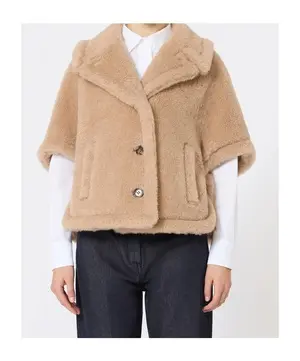 Max Mara Corvino Short Sleeved Button-up Coat