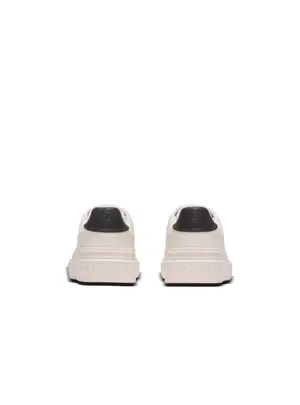 Balmain Calfskin B-court Trainers - White
