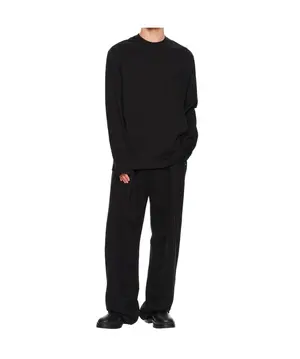 WOOYOUNGMI Logo Patch Crewneck T-shirt