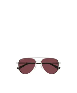 Gucci Aviator Frame Sunglasses - Red