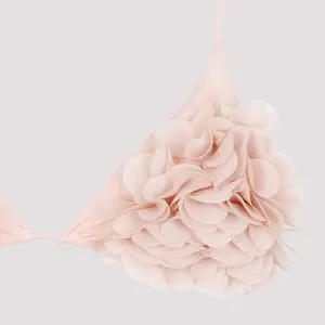 LA REVECHE Shayna 3d Flower Bikini - Nude