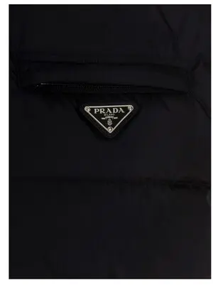 Prada Quilted Logo Gilet