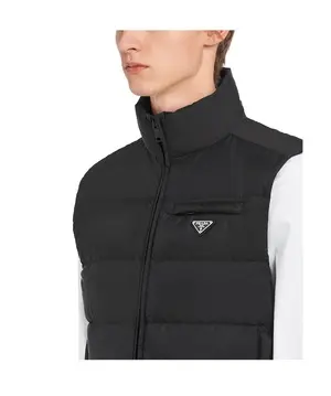 Prada Quilted Logo Gilet