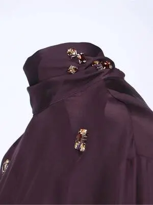Dries Van Noten Embellished Tie Neck Shirt