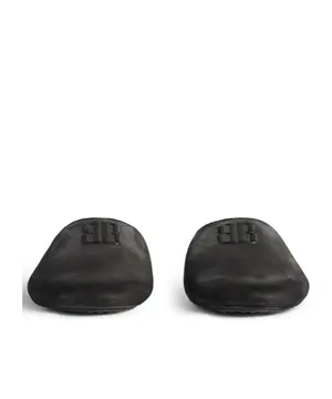 Balenciaga Château Flat Mules - Black