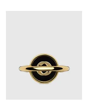 Gucci Interlocking G Diamond Ring - Green
