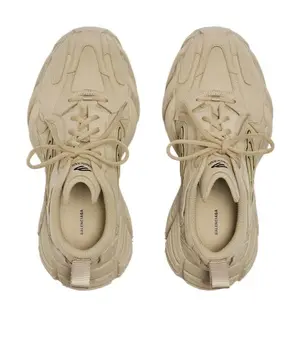 Balenciaga Monday Lace-up Sneakers - Beige
