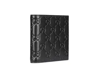 Gucci Gg Emblem Coin Wallet - Black